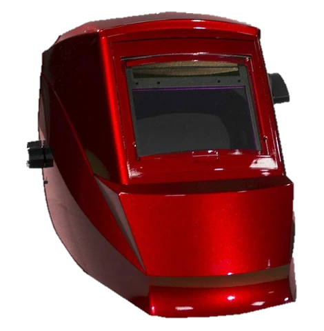 Crossfire Welding Helmet Red - Weldesign Hardware