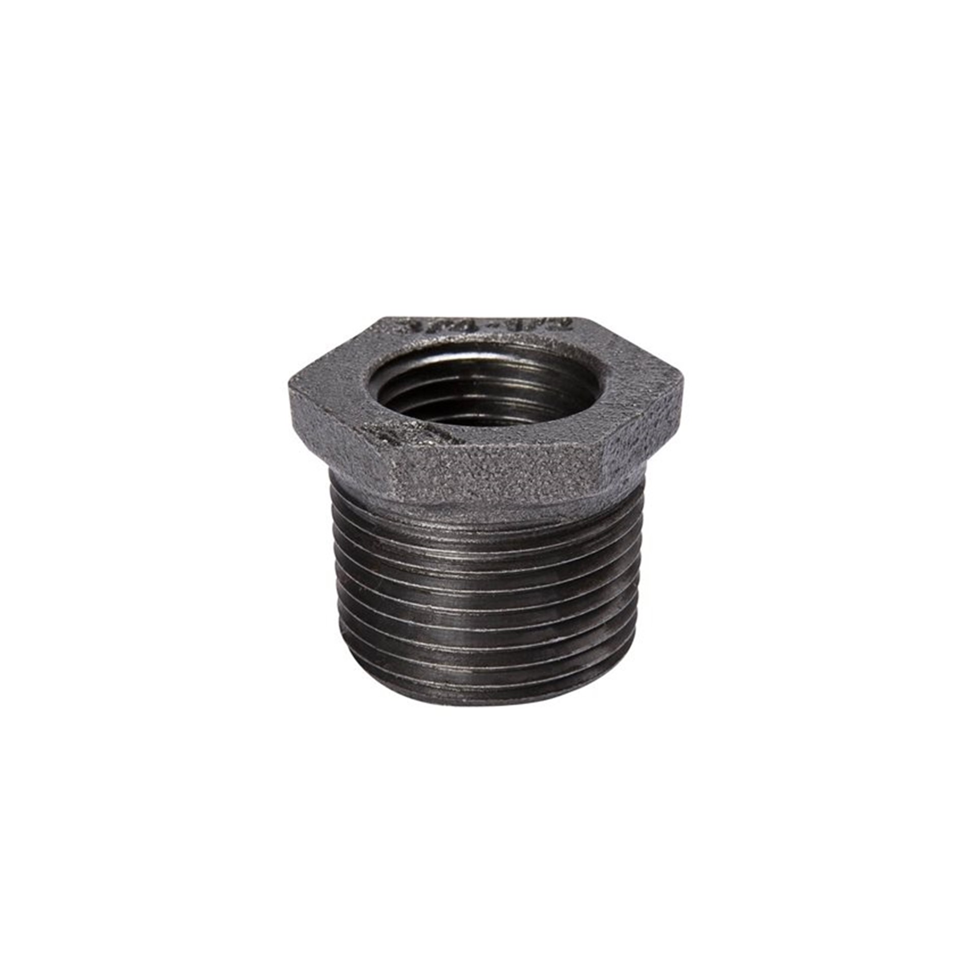 1/2" x 1/4" Black Bushing 6439005002 - Weldesign Hardware