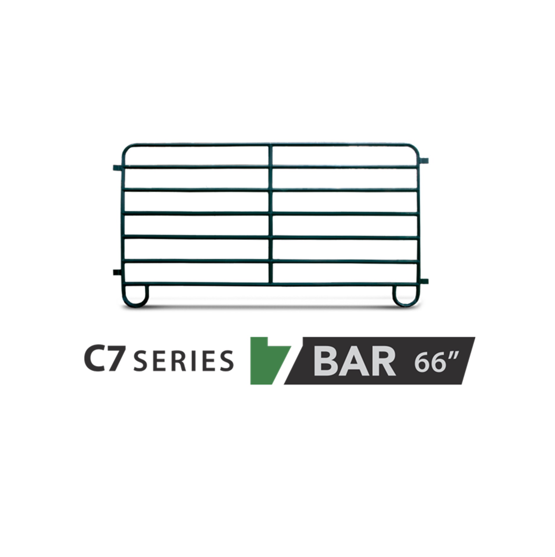 Green Diamond 7 Bar Corral Panel Gates - Weldesign Hardware