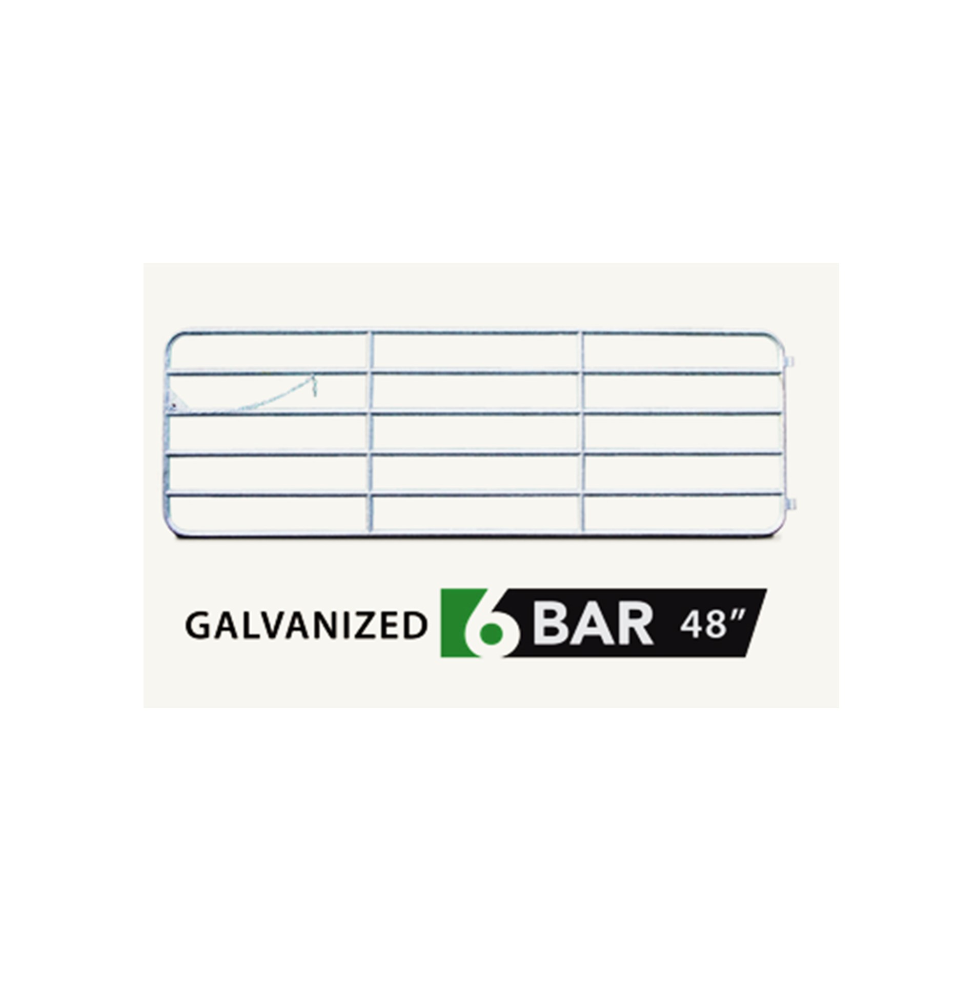 Galvanized Diamond Gates 6 Bar - Weldesign Hardware