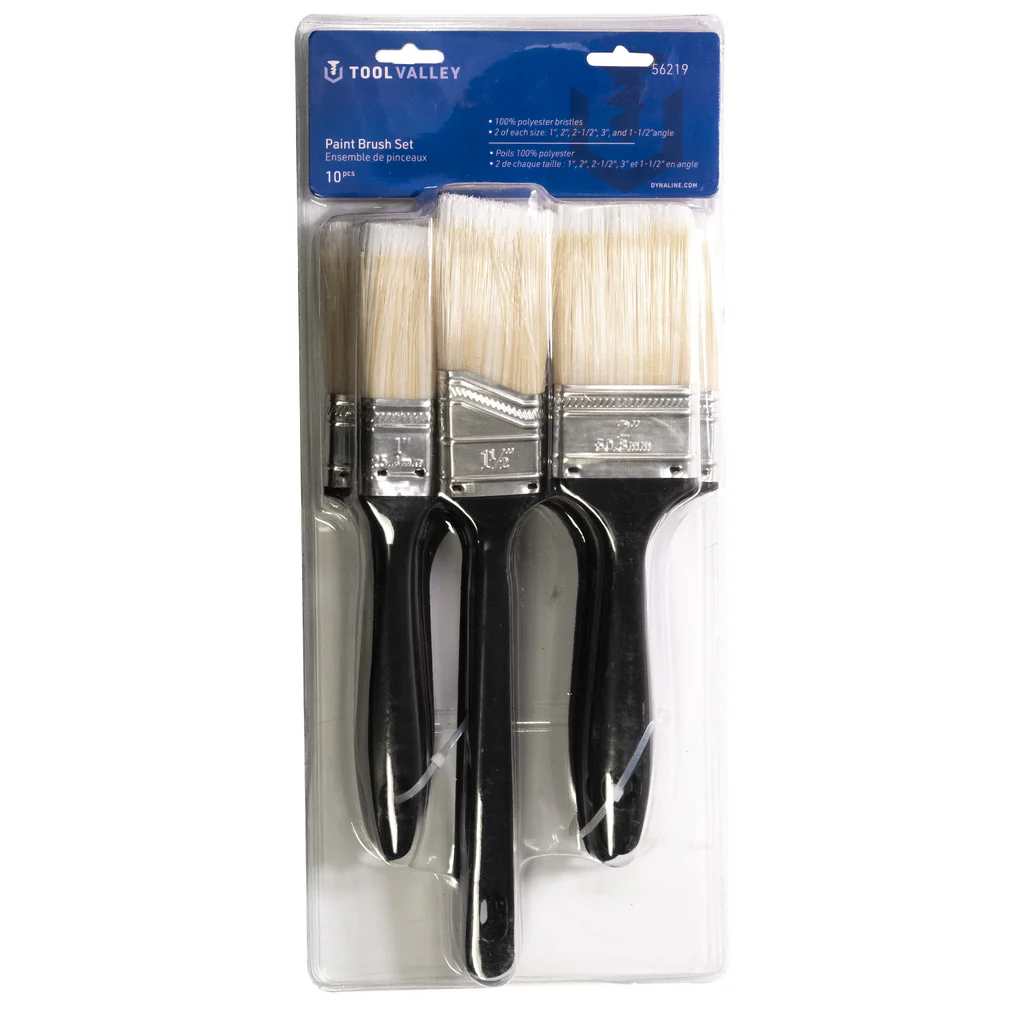 Dynaline Tool Valley Paint Brush Set (10pc) - Weldesign Hardware