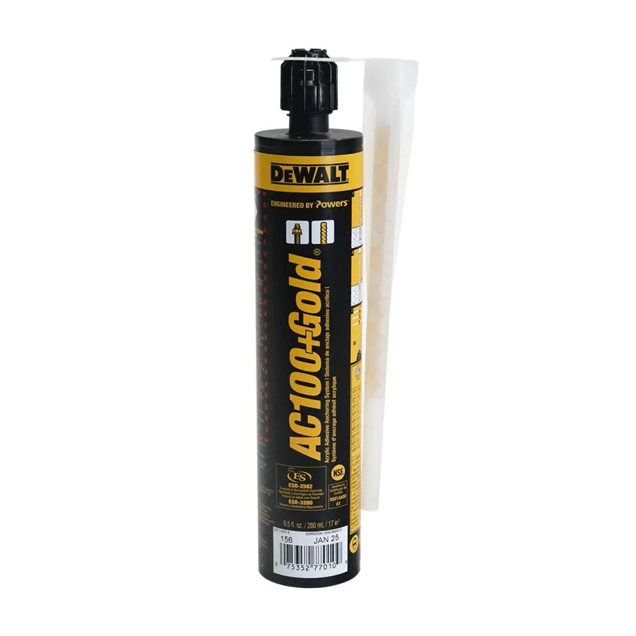 DeWalt Power Adhesives AC100 Plus Gold - Weldesign Hardware