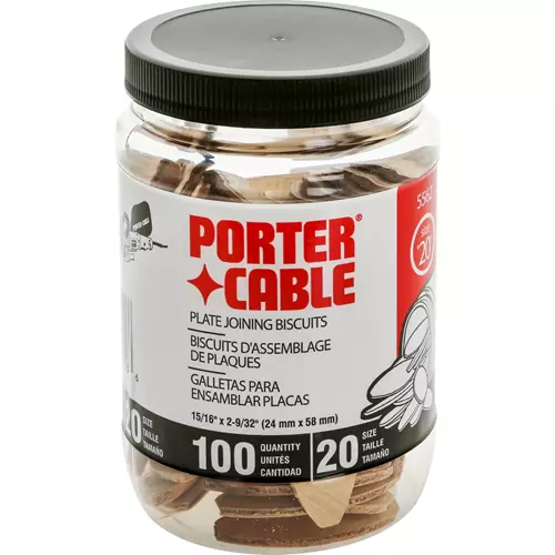 Porter Cable Plate Joining Biscuits (125pc) - Weldesign Hardware