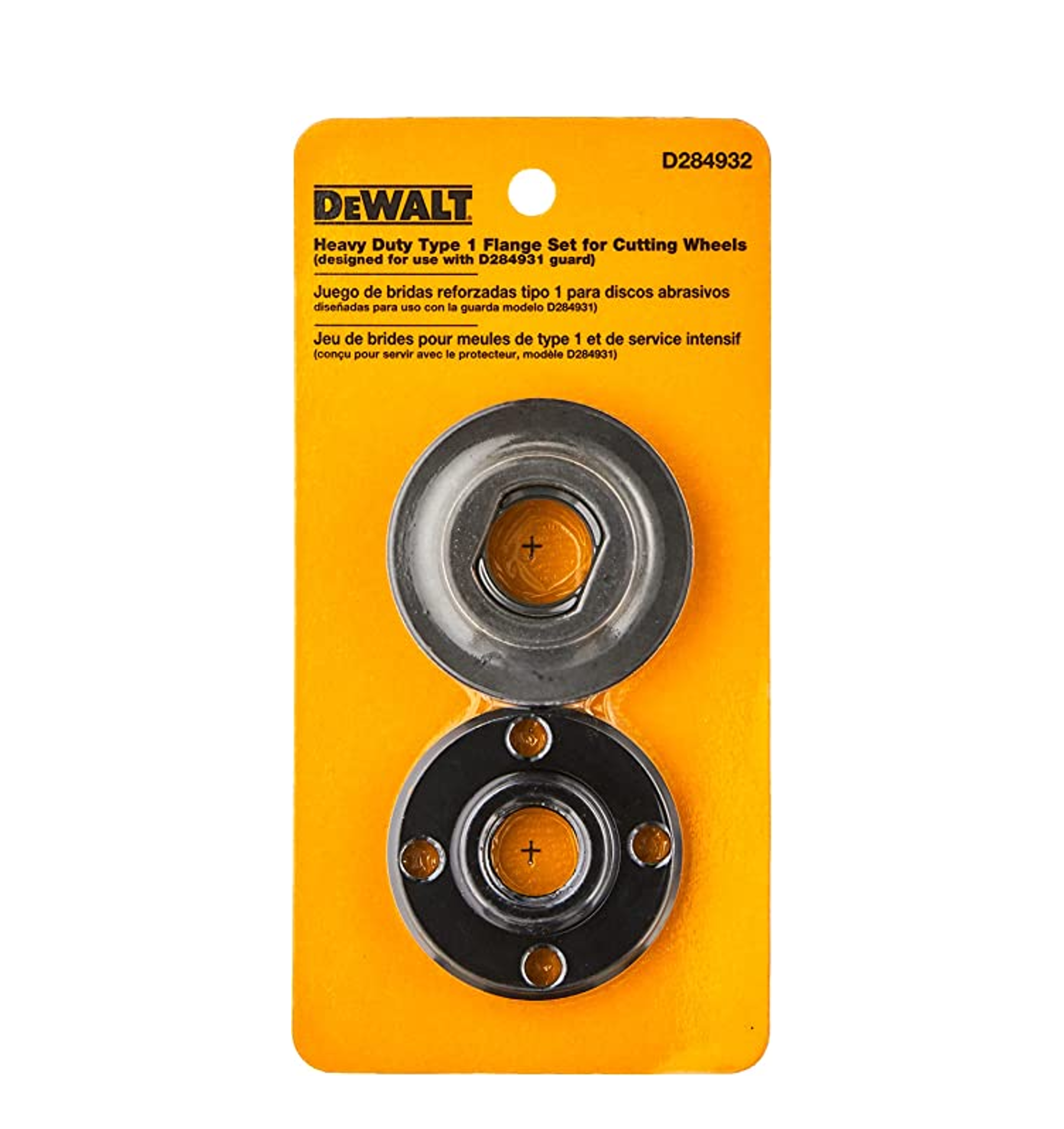 DeWalt HD Type 1 Flange Set for Cutting Wheels D284932 - Weldesign Hardware
